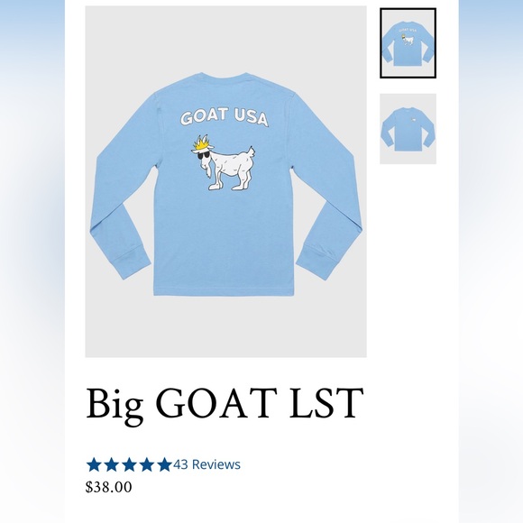 Goat | Tops | Goat Long Sleeved Shirt | Poshmark
